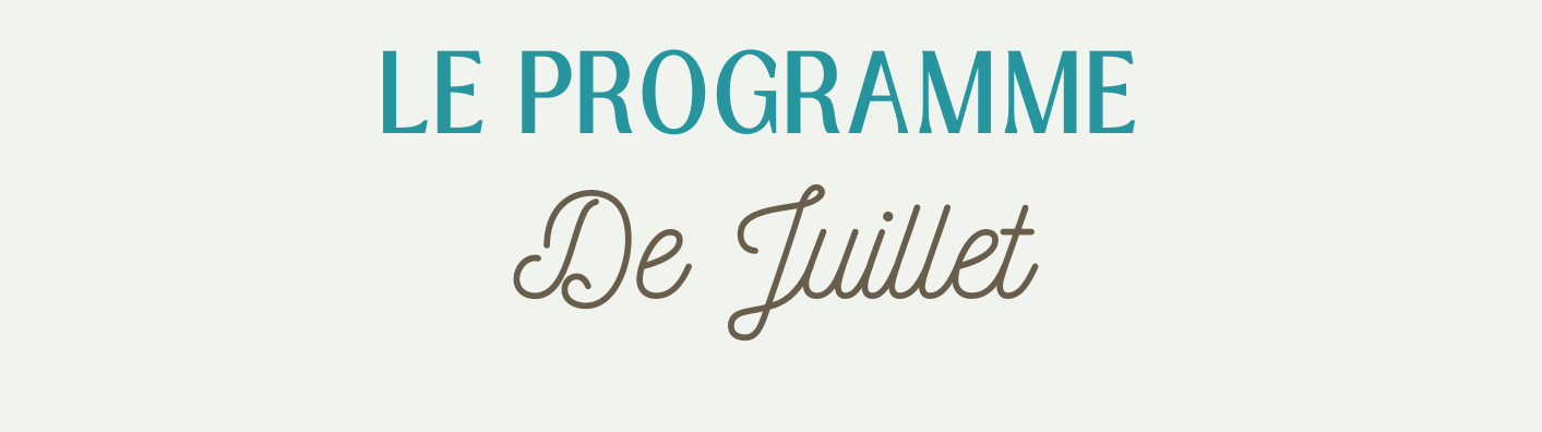 Programme Juillet 2024 - Cap Sorgues